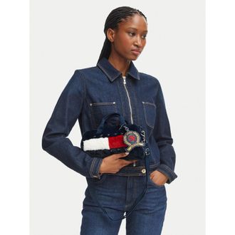 Tommy Jeans Handtasche Tommy Jeans Tjw Archive Fur Micro Duffle AW0AW19080 Dunkelblau