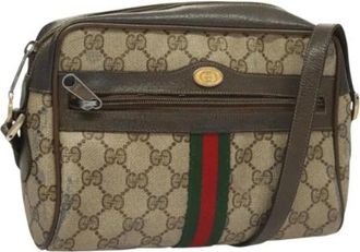 Gucci Pre-owned Cuir sacs-gucci - Femme - Pre-owned - Beige - Taille: ONE Size