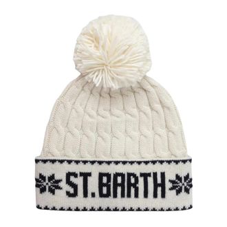 MC2 Saint Barth Wool Blend Hat - - Accessories - Herren - Wei&szlig; - ONE SIZE