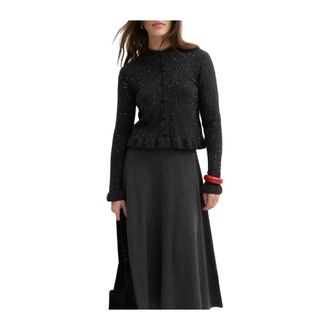 Marella Cardigan Emmstrano - Femme - Pulls - Gris - Taille: 40 FR