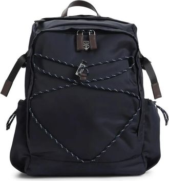Prada Rucks&auml;cke - Spacious Black Polyamide Backpack With Bungee Cord - Gr. unisize - in Schwarz - f&uuml;r Damen