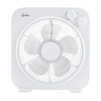 Jata JVVS3116 Bodenventilator, 45 W, mit Timer, 3 Bel&uuml;ftungsgeschwindigkeiten, 5 Fl&uuml;gel, 35 cm Durchmesser, Rotationsgitter, 1147,5 m&sup3;/h, energiesparend