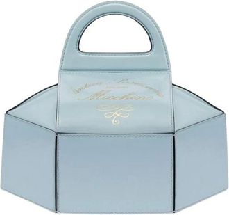Moschino Homme, Sacs, Bleu, Taille: ONE Size Cake Box Handbag
