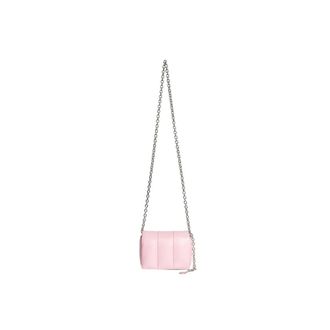Stand Studio Faltbare Lederhandtasche mit Kettenriemen - - Bags - Damen - Rosa - ONE SIZE