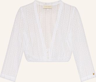 Alpenherz Alpenherz Dirndlbluse Naomi Aus Lochspitze weiss