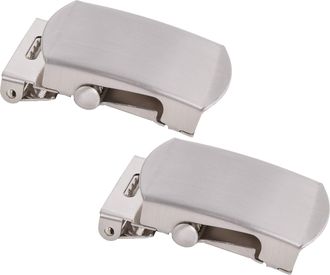 shenky Shenky1 G&uuml;rtelschnalle 2er Set, 40mm G&uuml;rtelschnalle Herren, DIY Rucksack Taschen G&uuml;rtel Schnalle, Ersatz g&uuml;rtelschnalle (Silber)