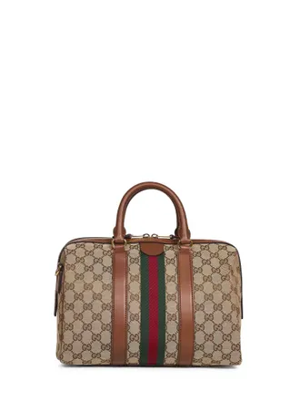 Gucci Boston Top Handle Bag - Beige
