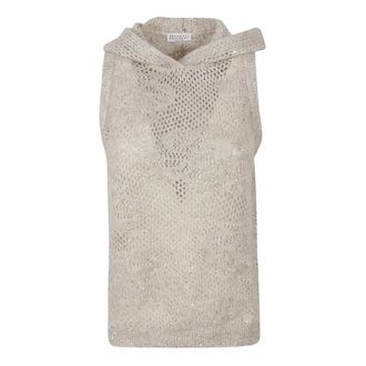 Brunello Cucinelli Brunello Cucinelli Jacken - - Tops - Damen - Beige - M