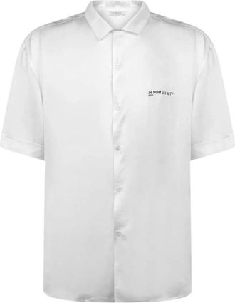 Ih Nom Uh Nit IH NOM UH Nit, Homme, Chemises, Blanc, Taille: L camicie Viscosa