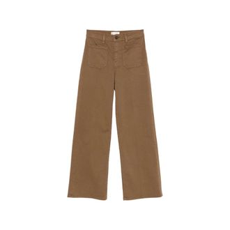 Frame Denim Le Slim Palazzo Harbor Pocket - - Trousers - Damen - Braun - W26