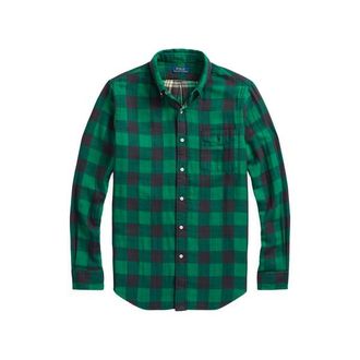 Polo Ralph Lauren Chemise &agrave; carreaux en flanelle de coton