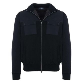 Herno Jacke in Strickoptik - - Jackets - Herren - Schwarzk - L