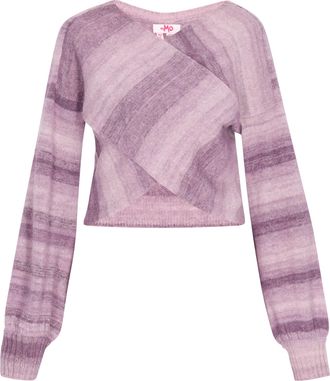 Mymo Pullover Frauen lila mehrfarbig
