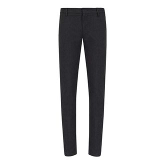 Emporio Armani Diagonal Twill Hose - - Trousers - Herren - Blau - XL