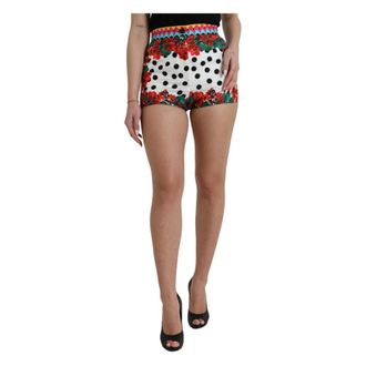 Dolce & Gabbana Femme, Shorts, Multicolore, Taille: 38 FR Hot Pants