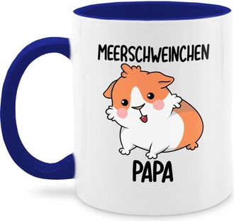 Shirtracer Tasse Tassen 325ml - Statement - Meerschweinchen Papa - 325 ml - Dunkelblau - meerschweinchentasse kaffetassen sprüche statements guinea pig kaffeetas