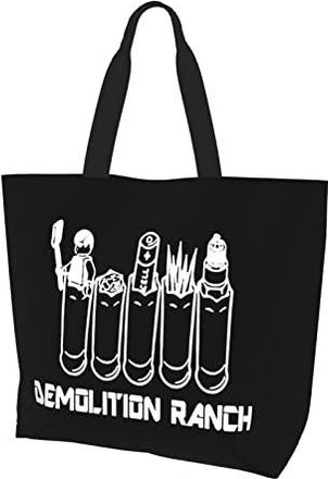 AOOEDM Demolition Ranch Sac &agrave; provisions r&eacute;utilisable en toile pour femme