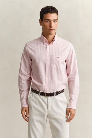 GANT Herren Classic Oxford-Hemd mit Streifen (XXXL) WASHED Rosa