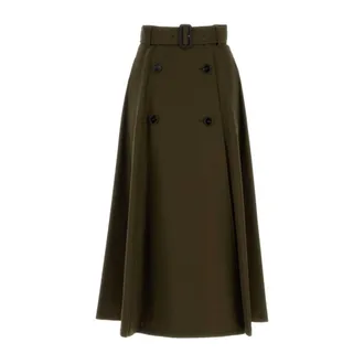 Burberry Maxirock - - Skirts - Damen - Gr&uuml;n - 3XS
