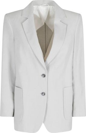 Seventy Femme, Vestes, Gris, Taille: 36 FR Blazer crois&eacute;