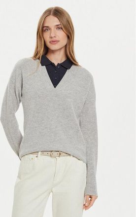 Tommy Hilfiger Pullover WW0WW43101 Grau Relaxed Fit