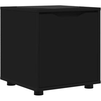 vidaXL Badezimmerschrank Schwarz 40,5 x 40 x 44 cm Holzwerkstoff vidaXL