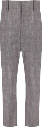 Isabel Marant Pantalon Noah Laine Vierge Noir Rose