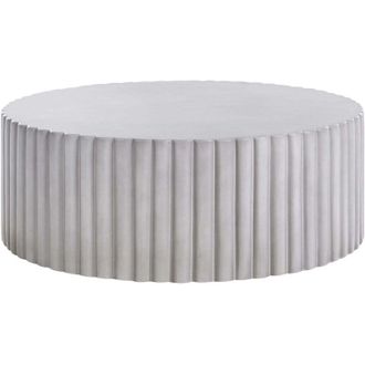 Beliani Couchtisch POZZA 117 cm 117 cm Grau