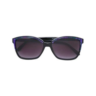 Saint Laurent Pre-owned Acetat sonnenbrillen - - Pre-owned - Damen - Lila - ONE SIZE