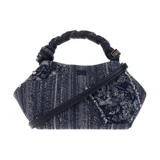 Ganni Sac effet vintage - Femme - Sacs - Bleu - Taille: ONE Size