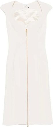 Elisabetta Franchi Femme, Robes, Beige, Taille: 36 FR Corset Dress