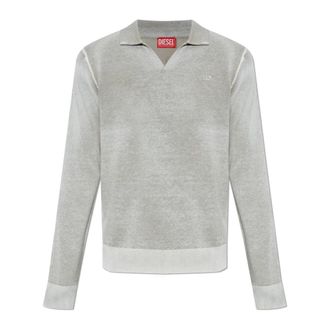 Diesel K-Lawrence Poloshirt - - Knitwear - Herren - Grau - L