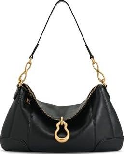 JW PEI Jayla Sac bandouli&egrave;re orn&eacute; dun pendentif en m&eacute;tal pour femme - Noir