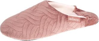 Isotoner Chaussons extra-light pantoufles Mules femme en microvelours et semelle à picots antidérapants