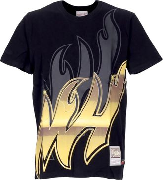 Mitchell & Ness Miami Heat Hardwood Classics Tee - - Tops - Herren - Schwarzk - XL