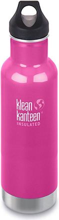 Klean Kanteen Erwachsene Classic Vakuumisoliert mit Loop Cap Trinkflasche, Wild Orchid, M