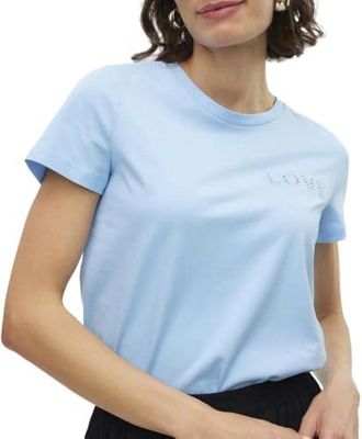 Vero Moda T-Shirt Bleu Clair Femme Francis