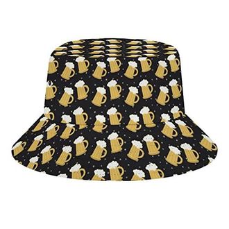 Generic Bière-2 Bob Chapeau Unisexe Chapeaux De Seau Léger Bucket Hat pour Plein Air Hommes Loisirs