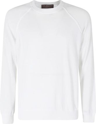 FILIPPO DE LAURENTIIS Homme, Sweatshirts et sweats &agrave; capuche, Blanc, Taille: XL Girocollo Taglio Felpa Crepe