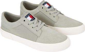 Tommy Jeans Damen Vulcanized Sneaker Lace Up Schuhe, Mehrfarbig (Faded Willow), 37