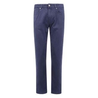 Incotex Homme, Jeans, Bleu, Taille: W34 Jean Regular Jambe Longue Bas 19cm