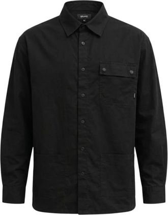 John Richmond Homme, Chemises, Noir, Taille: S Camicia Over