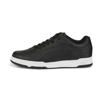 Puma Rbd Game Low Herren-Sneaker, Puma Schwarz PUMA Schwarz PUMA Teamgold PUMA Wei&szlig;, 40.5 EU