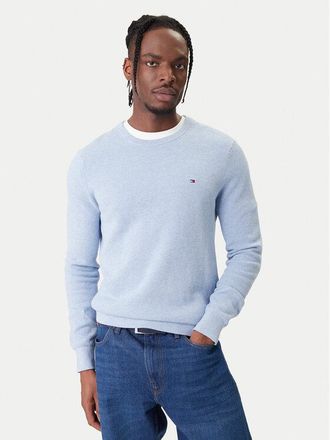 Tommy Hilfiger Pullover Essential MW0MW36347 Himmelblau Regular Fit
