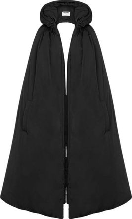 Moschino Femme, Vestes, Noir, Taille: ONE Size Maxi Vest in Technical Fabric