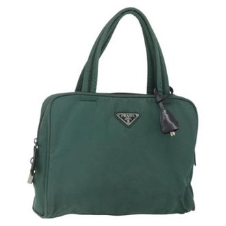 Prada Pre-owned Vintage Nylon Handtasche - - Pre-owned - Damen - Gr&uuml;n - ONE SIZE