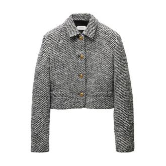 Versace Veste Blouson en Laine Boucl&eacute;e - Femme - Vestes - Multicolore - Taille: 40 FR