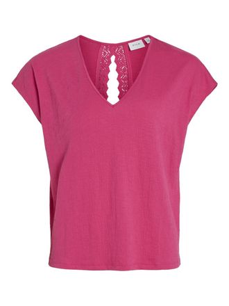 Vila VISYMA V-Neck Cap Sleeve TOP