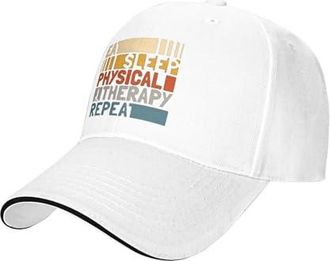 Generic Chapeau De Baseball Manger, Dormir, Physioth&eacute;rapie Chapeau De Golf Respirante D&eacute;contract&eacute;e Casquette Unisexe, pour Plage, Randonn&eacute;e, Hommes, 55-59cm