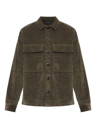 AllSaints chemise Hawker &agrave; poche poitrine - Marron